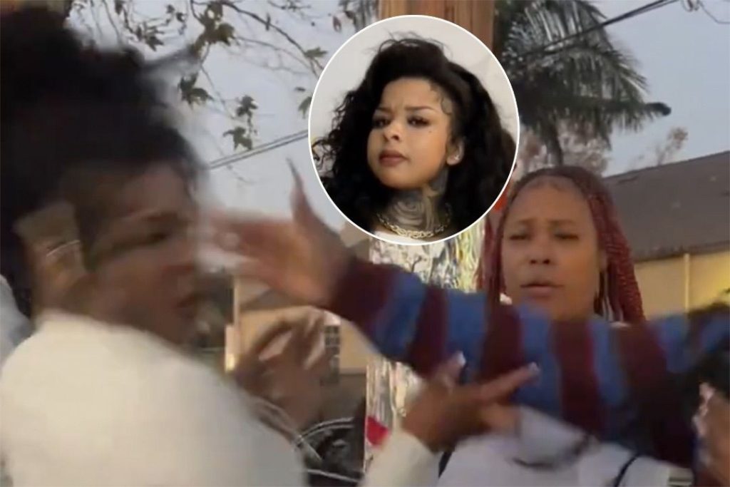 Video of Chrisean Rock Slapped by a Woman, Fighting Many People – Loud ...